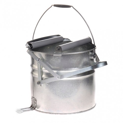 Sabco Galvanised Roller Mop Bucket - 12Lt