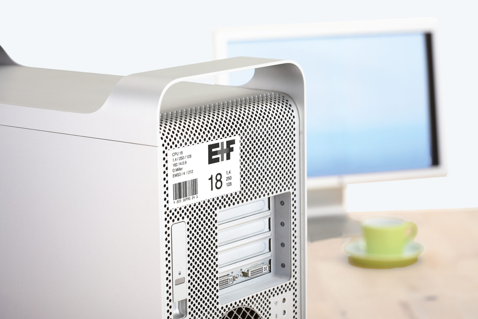 Power Labels, with Strong Adhesion A4, 70 x 36mm, made of Paper ...