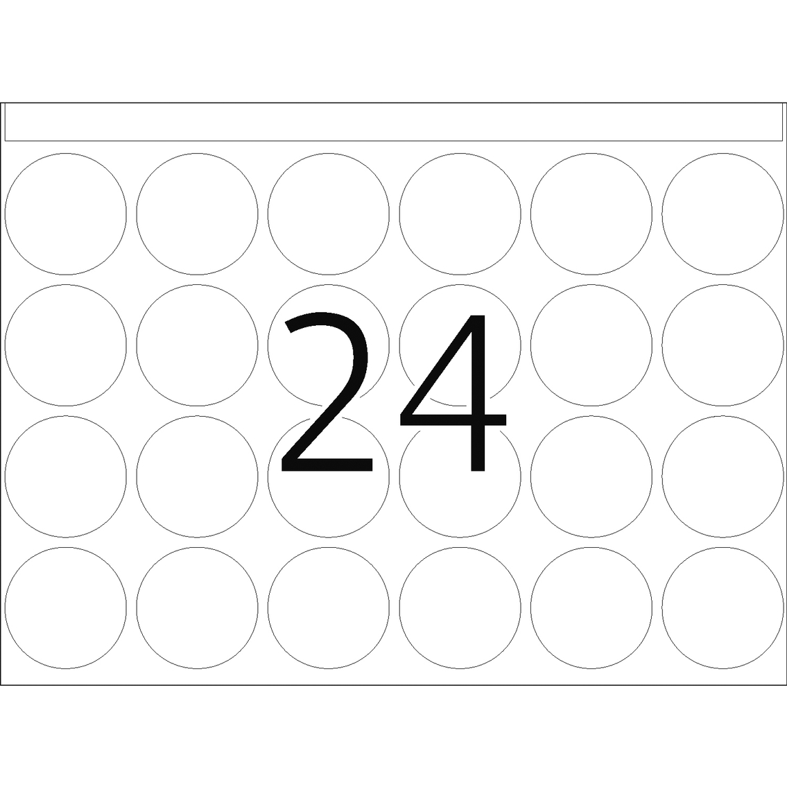 Offset Printing Labels, DP1, 25mm, White, Permanent Adhesion ...