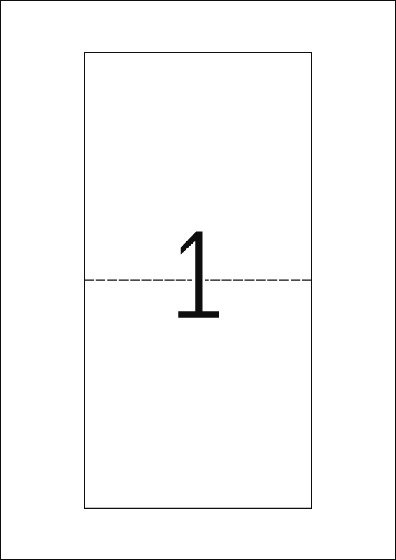 CD Inlay Card for Slim Cases A4, 121 x 242mm, White, made of Cardboard ...