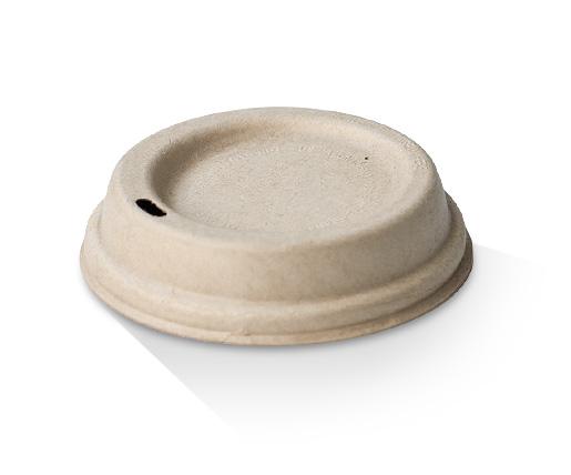 Bagasse Lid-*8/12/16/20oz (90mm)/Natural 1000pc/ctn - Packaging Pro ...