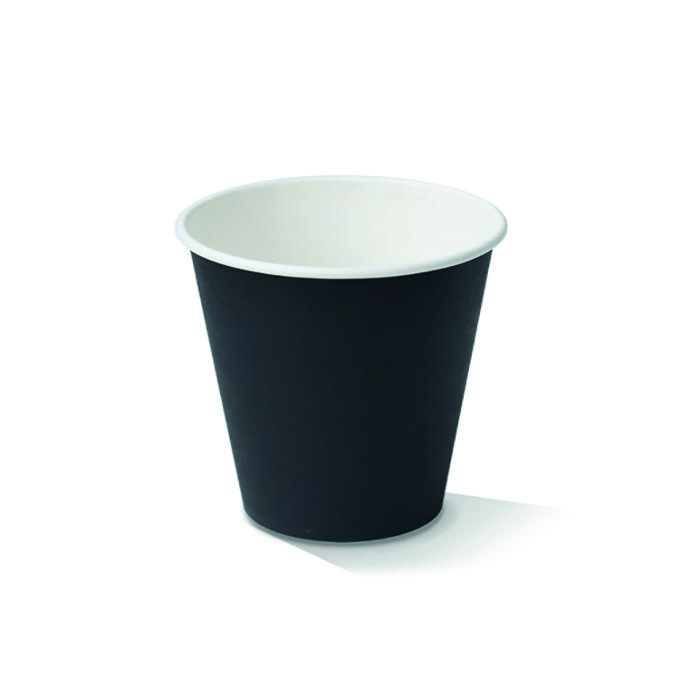 6oz PE Coated SW Cup/Black 1000pc/ctn - Packaging Pro | Environmentally ...