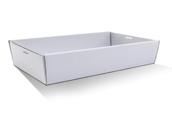 White Catering Tray Large 50pc/ctn - Packaging Pro | Environmentally ...