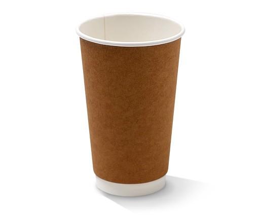 16 oz PE Coated DW Cup/Kraft 500pc/ctn - Packaging Pro ...