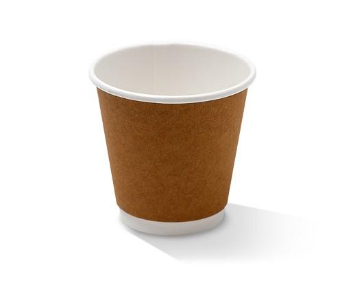 *8 oz PE Coated DW Cup/Kraft 90mm 500pc/ctn - Packaging Pro ...