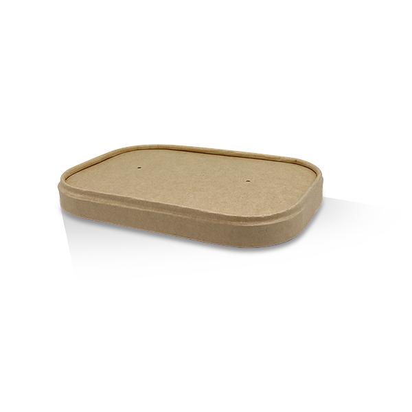 PLA Coated Kraft? Rectangular Container Lid- Fit 500-1000ml 300pc/ctn - Packaging Pro ...