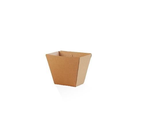 Chip Cup/Brown Corrugated Plain/Brown 500pc/ctn - Packaging Pro ...