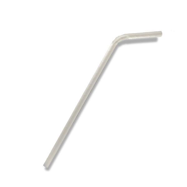 Paper Straw Flexi -plain white 2500pc/ctn - Packaging Pro ...