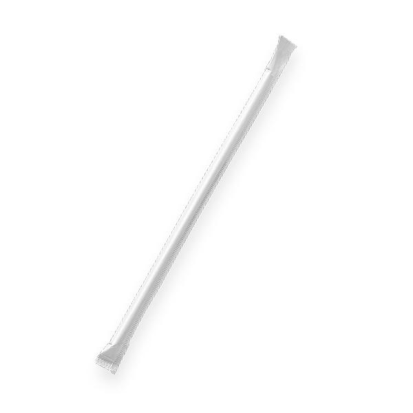 Paper Straw Flexi-Plain White-Individual wrapped 2500pc - Packaging Pro ...