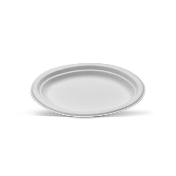 Sugarcane Oval Plate Small 500pc/ctn - Packaging Pro | Environmentally ...