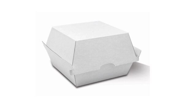 Burger Box / White Corrugated / Plain 250pc/ctn - Packaging Pro ...