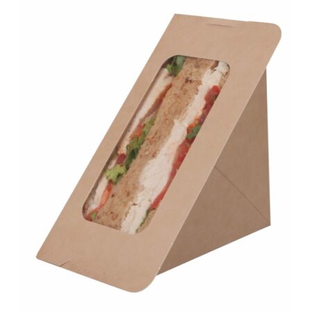 Sealable 2 Day Sandwich Wedge Kraft - Packaging Pro | Environmentally ...