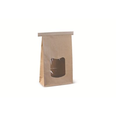 Brown Window Bag Small