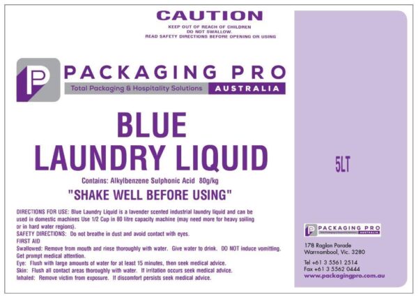 Blue Laundry Liquid 5 Litres