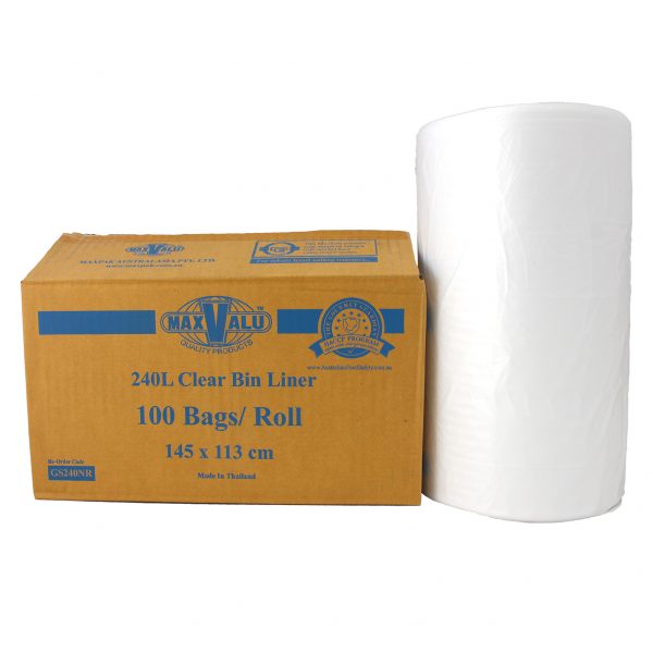 Clear Bin Liners – Roll