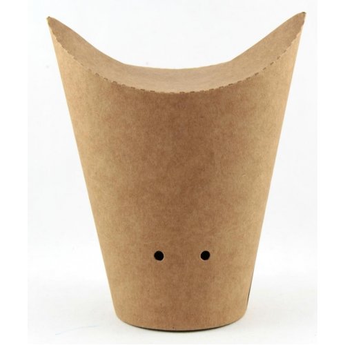 Food Cup Kraft Close Top 140x60mm dia ctn 1000