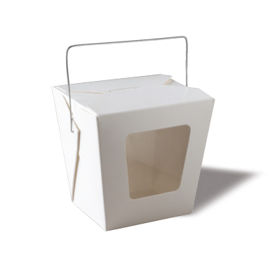 Paper Window Patisserie Pail - With Handle