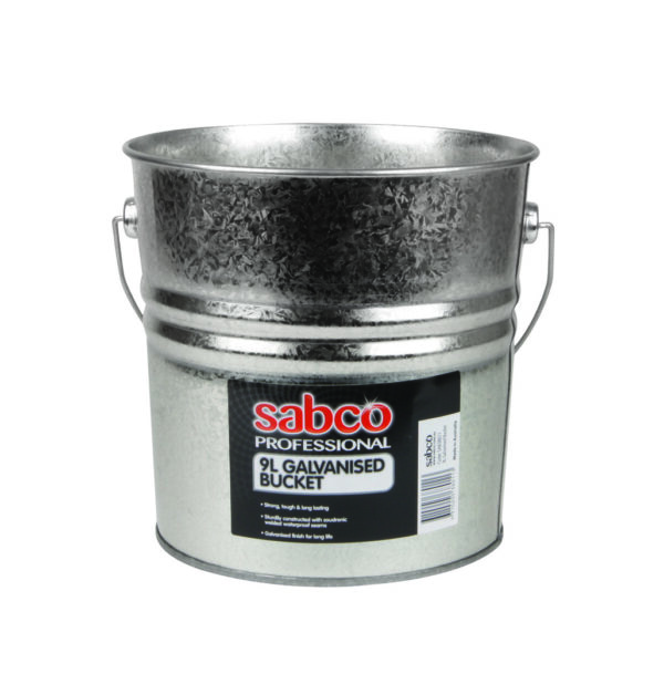 Sabco Galvanised Bucket - 9Lt