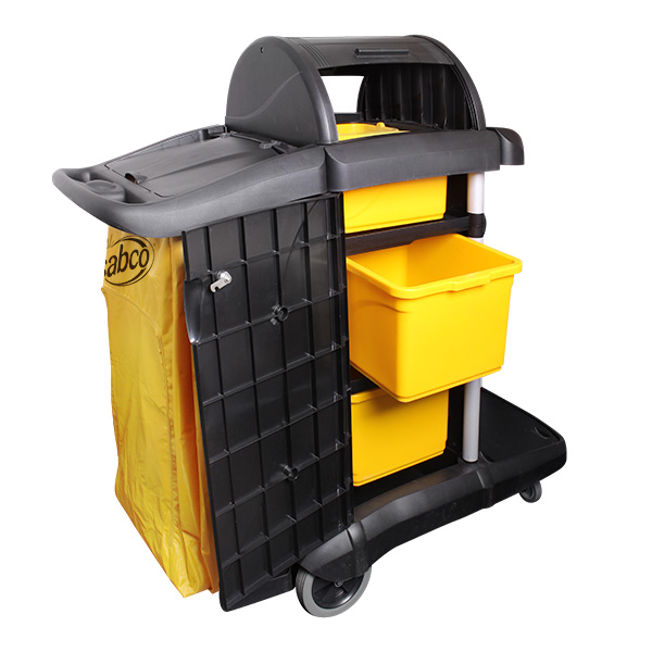 Sabco Premium Roll Top Janitor Cart