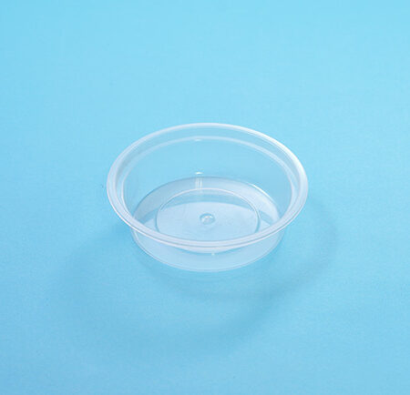 Plastic Container Round - Hinged Flat Lid 909ml