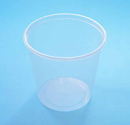 Plastic Container Rectangle - Hinged Lid 400ml