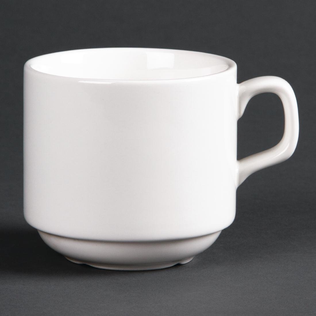 Lumina Fine China Stacking Cups 225ml