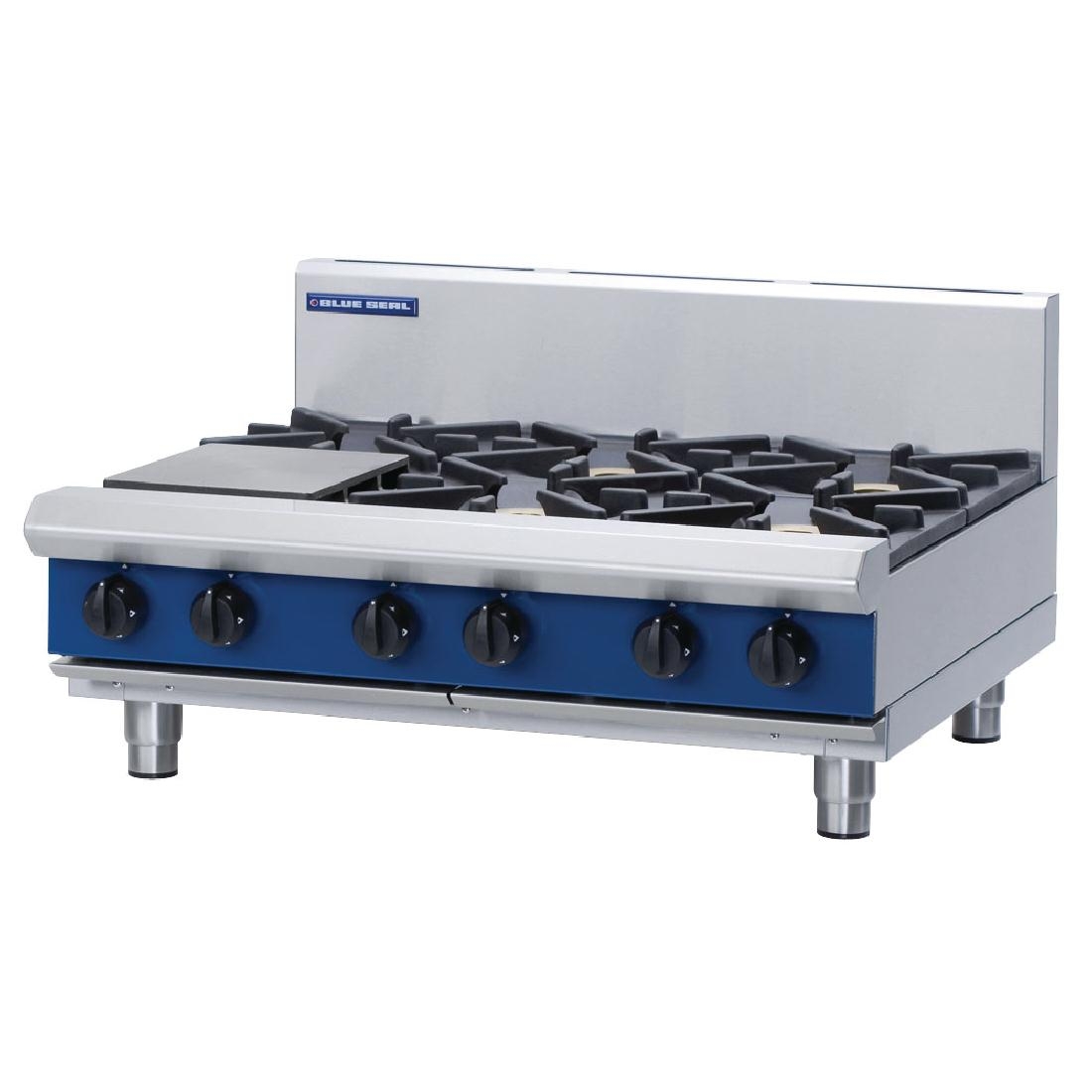 Blue Seal by Moffat 6 Burner Propane Gas Cooktop G516C-B