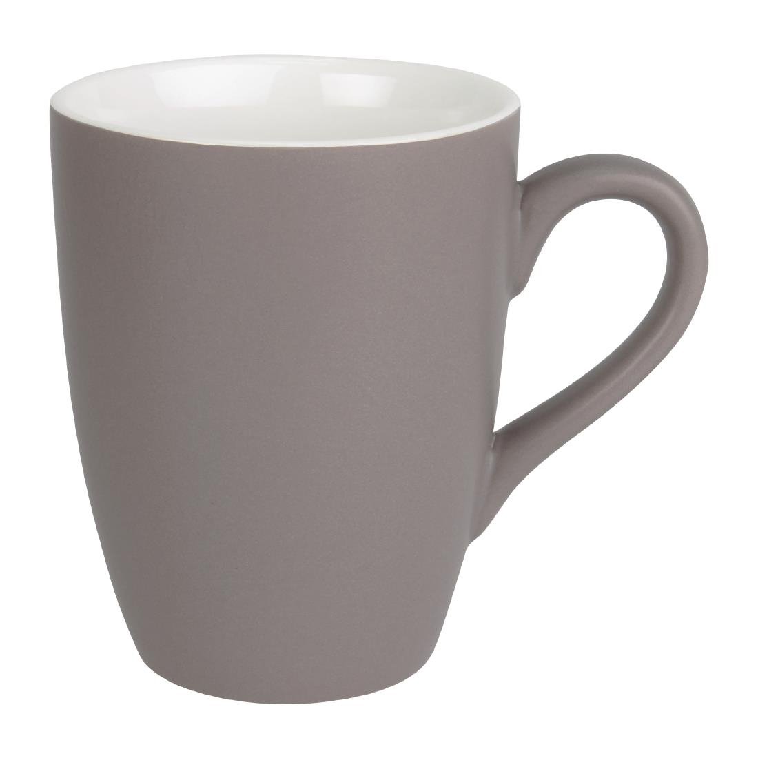 Olympia Matt Pastel Mug Grey 340ml
