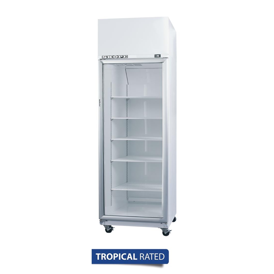 Skope TME Activecore Series Single Glass Door Upright Fridge TME650