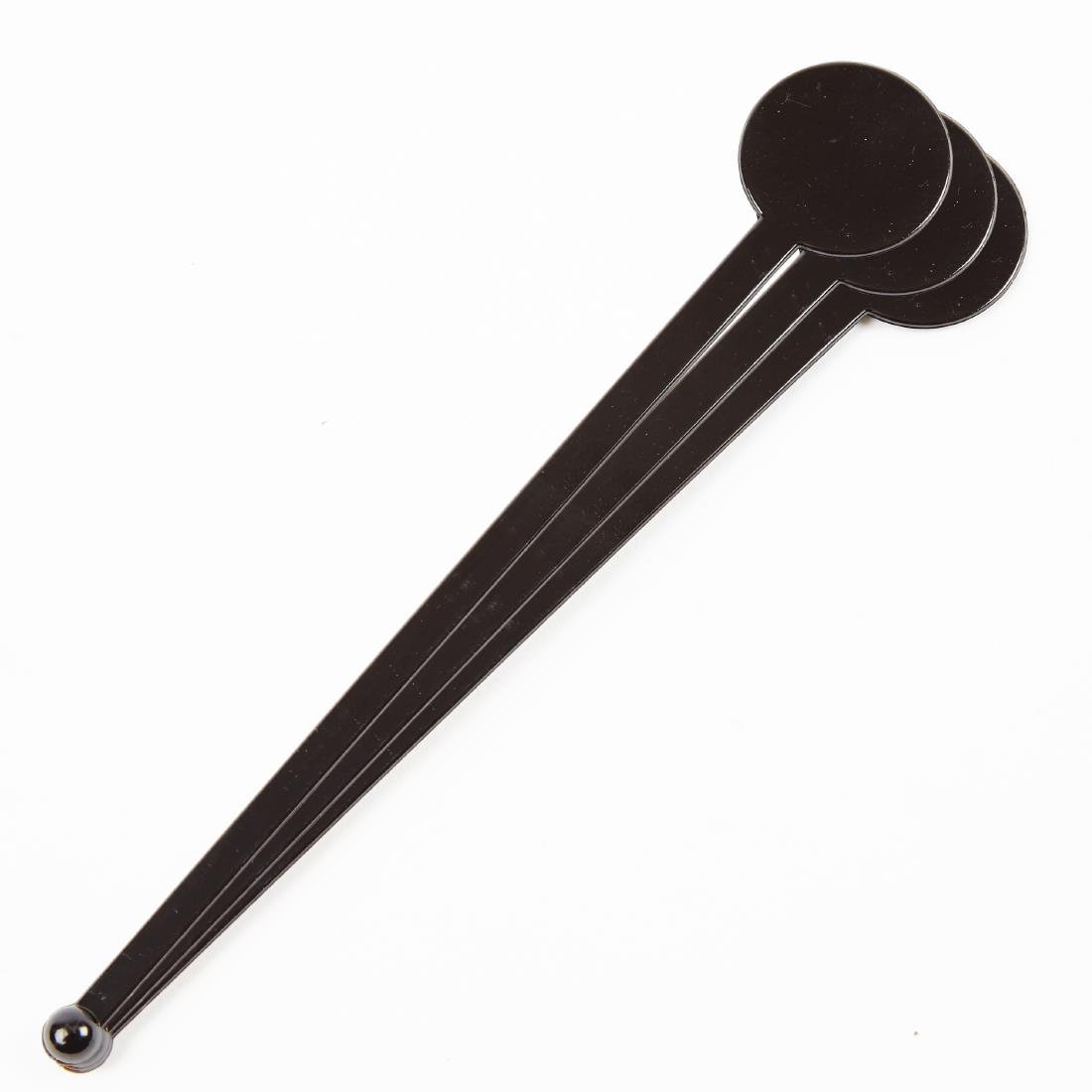 Black Cocktail Stirrers