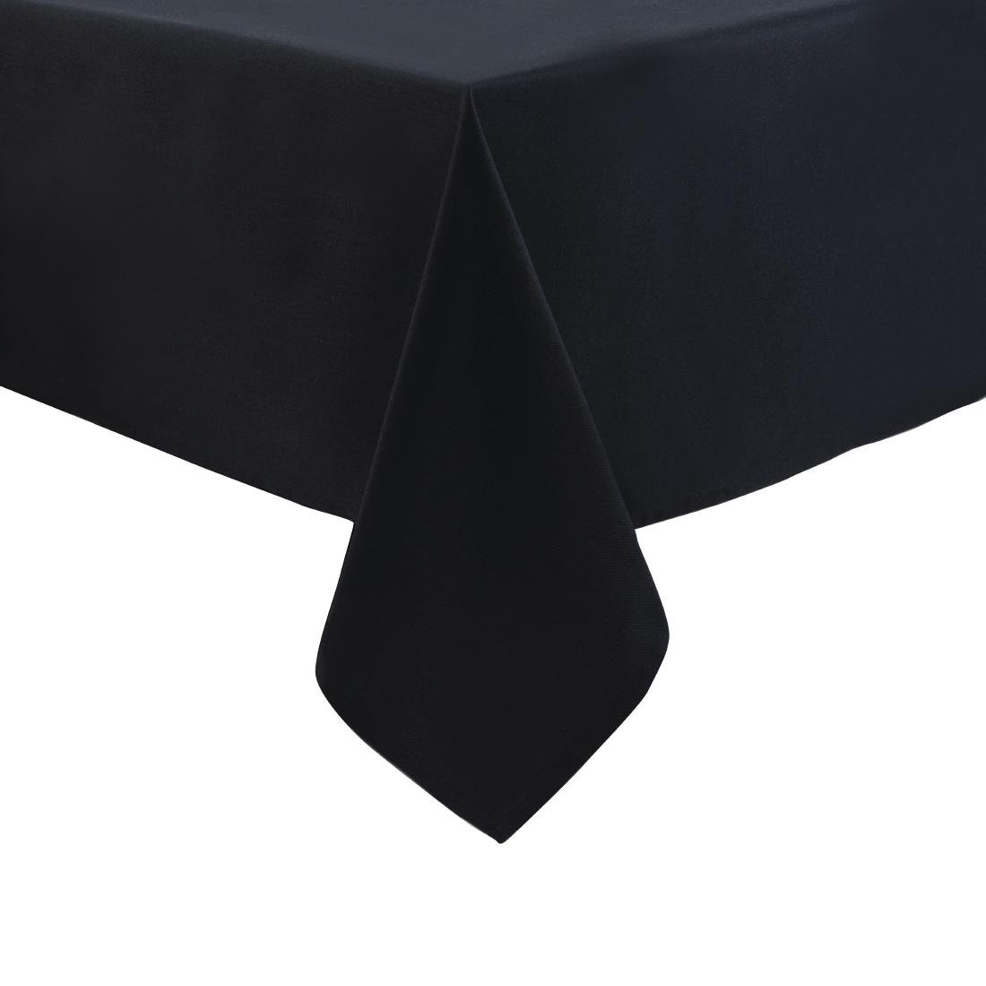 Palmar Polyester Tablecloth Black 90in