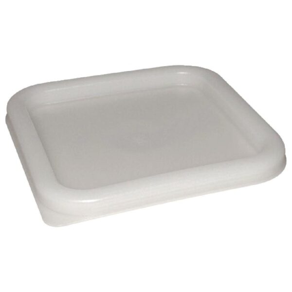 Vogue White Square Lid Medium