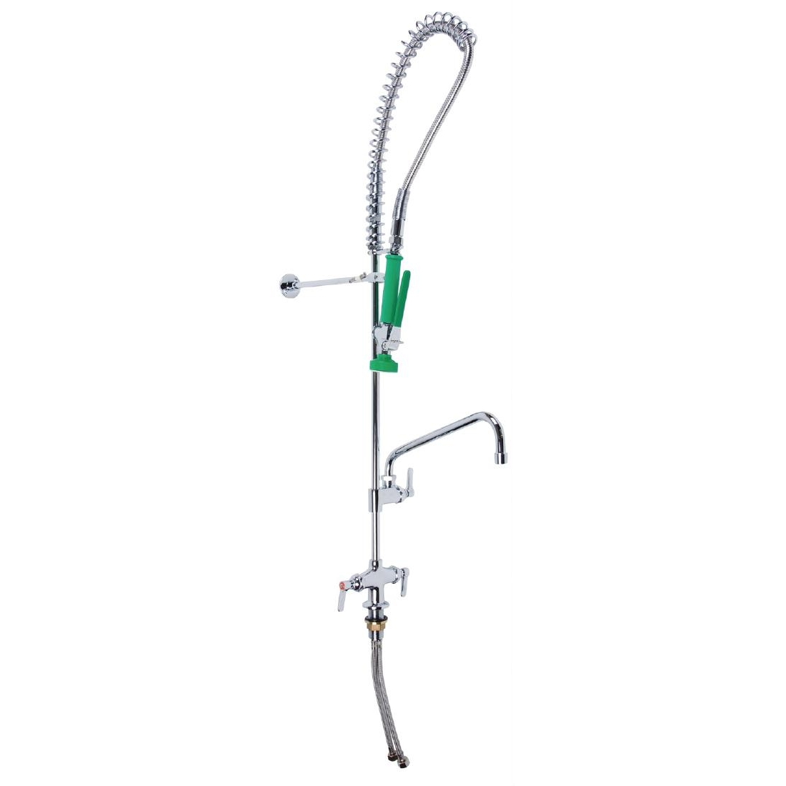 3monkeez Hob Mounted Pre-Rinse Tap with 12in Pot Filler Green