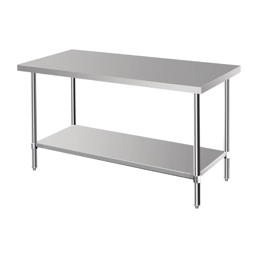 Vogue Premium Stainless Steel Prep Table 1500mm