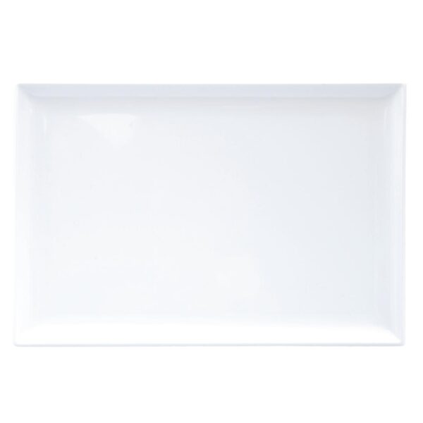 Rectangle Melamine Buffet Platters 240 x 350mm White