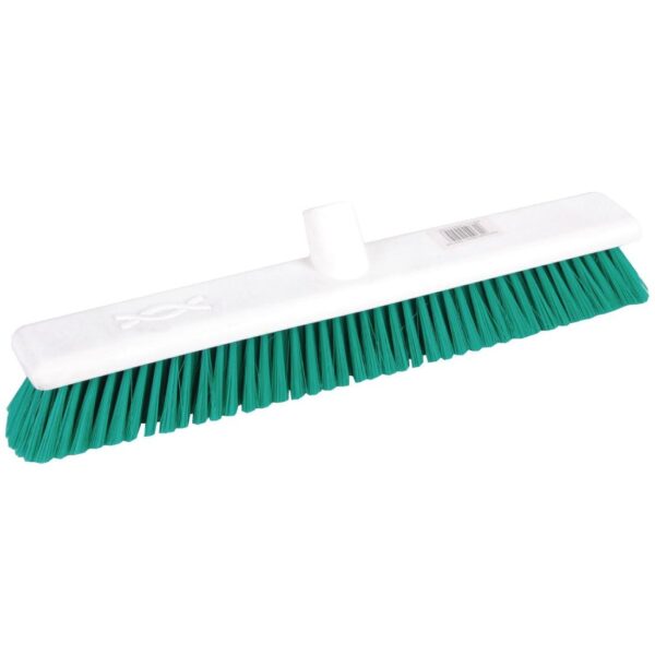 Jantex Hygiene Broom Soft Bristle Green 457mm