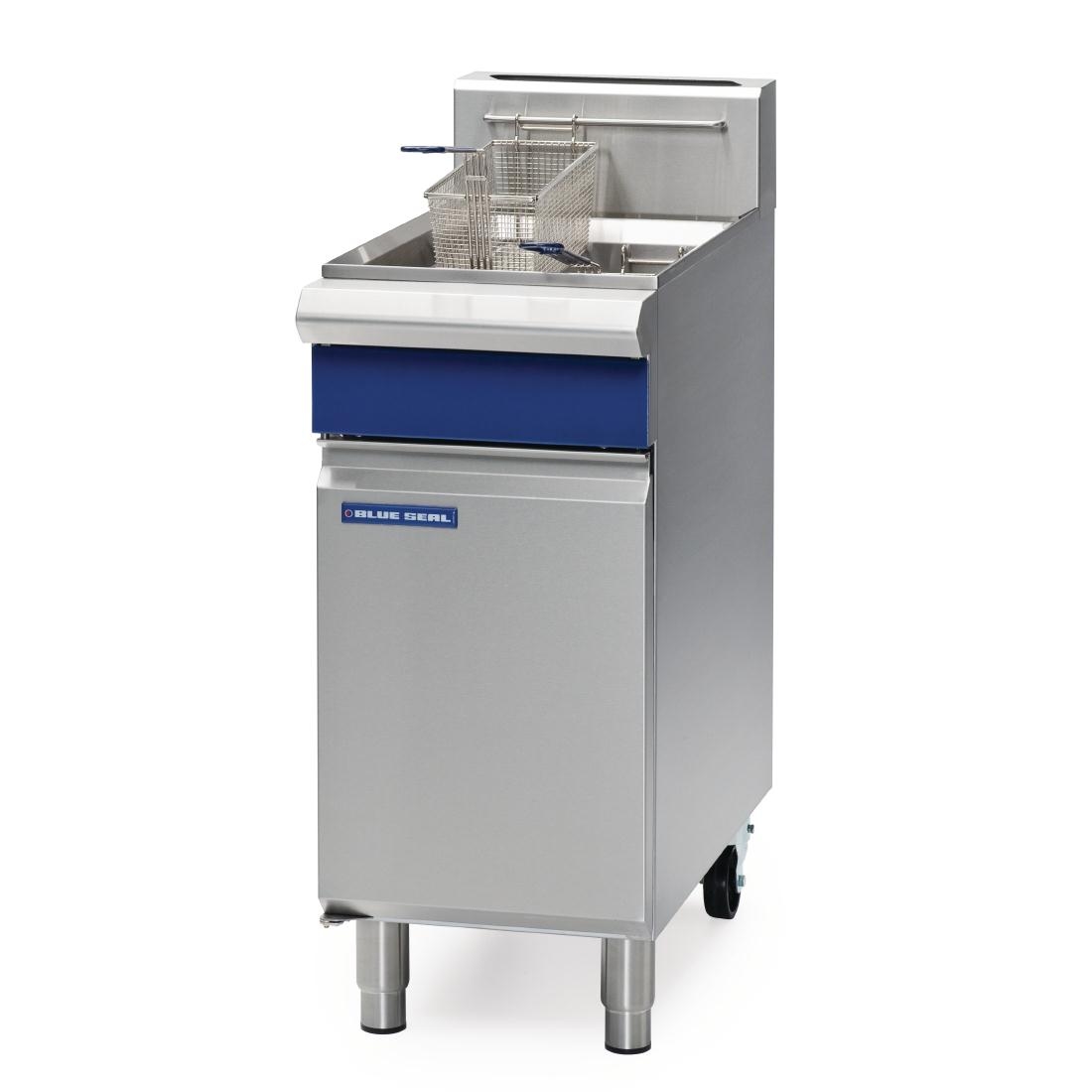 Blue Seal by Moffat Evolution Series GT18 400mm Single Pan Gas Fryer Natural Gas