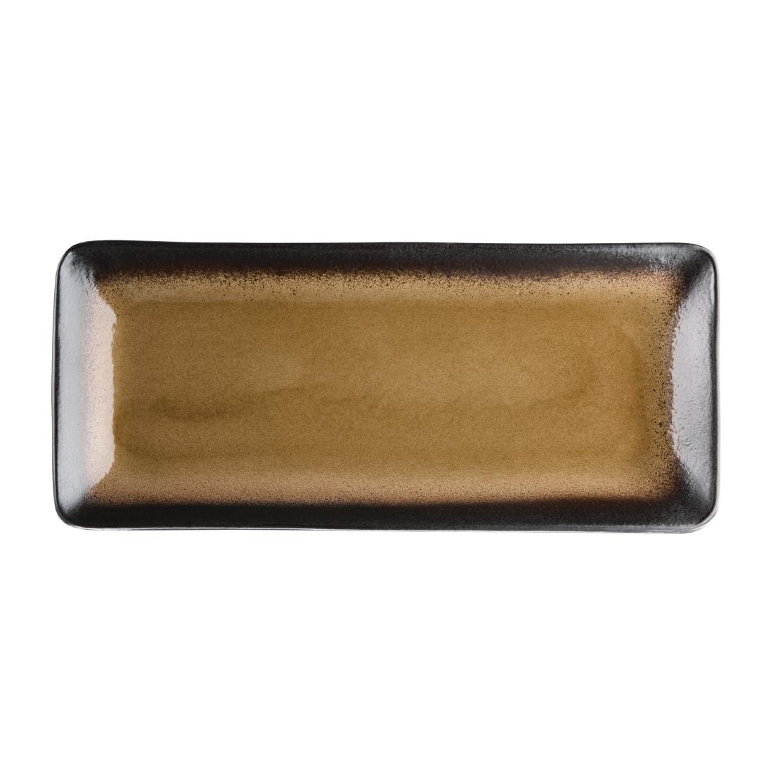 Olympia Nomi Rectangular Plate Yellow 245mm