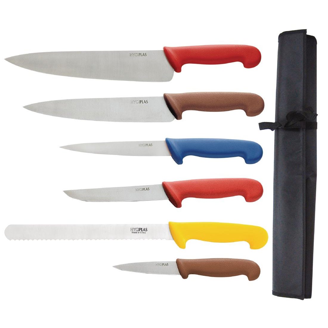 Hygiplas Colour Coded Chefs Knife Set