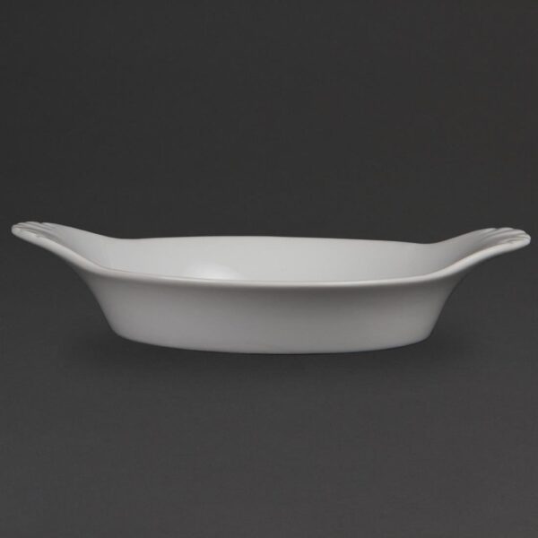 Olympia Whiteware Round Eared Dishes 220 x 177mm